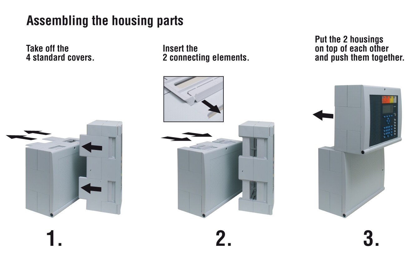 Terminal card for panel 8010 in 19" rack, 1 m - Business | HLS Austria
