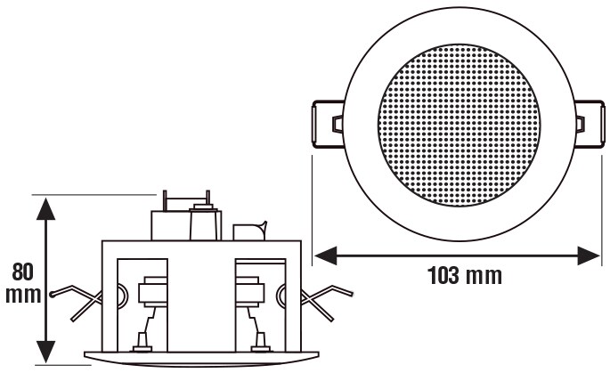Ceiling Loudspeaker 6W - $name | HLS Austria